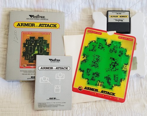 Armor Attack * Original Vectrex Retro Video Game * CIB * Duncan ...
