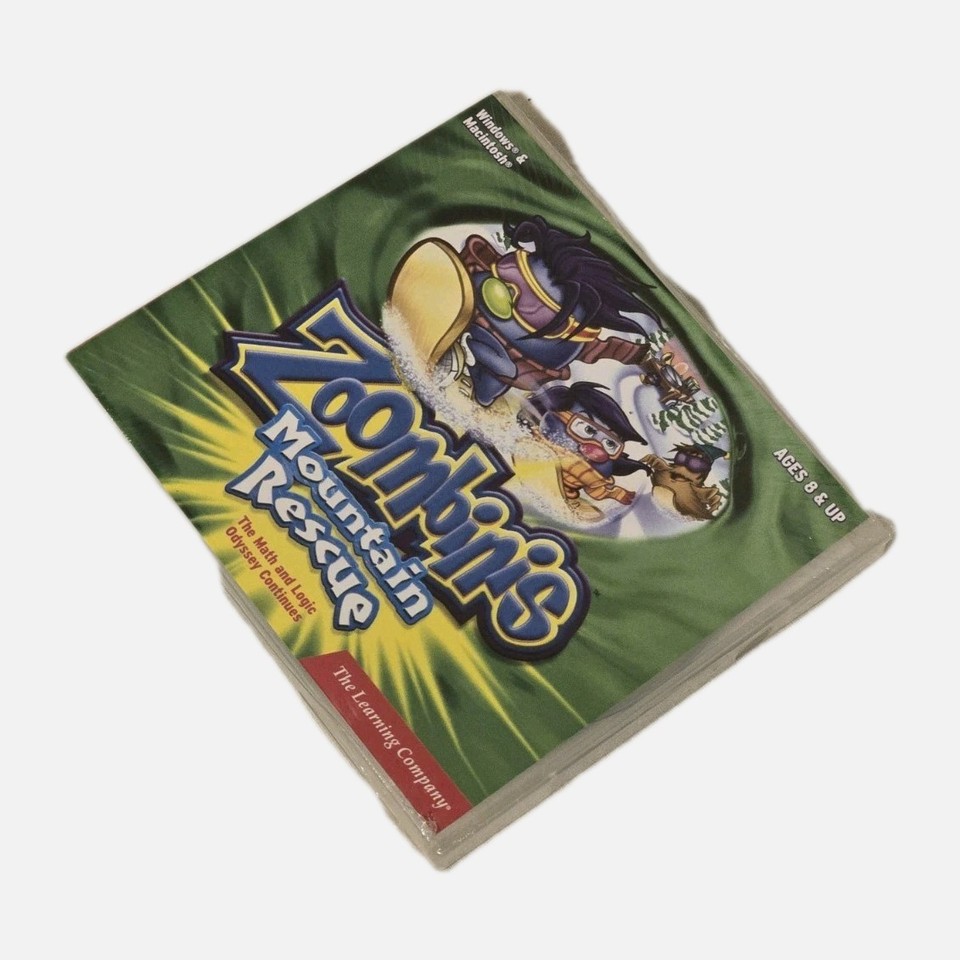 Zoombinis Mountain Rescue – PC Game – Sealed New – Math & Logic ...