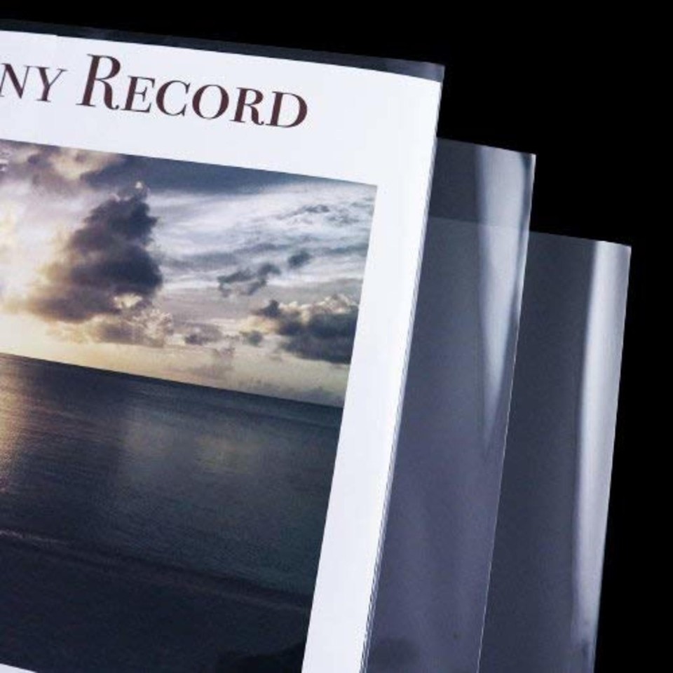 [100 sheets] 12 inch LP record Single transparent OPP bag (vinyl cover ...