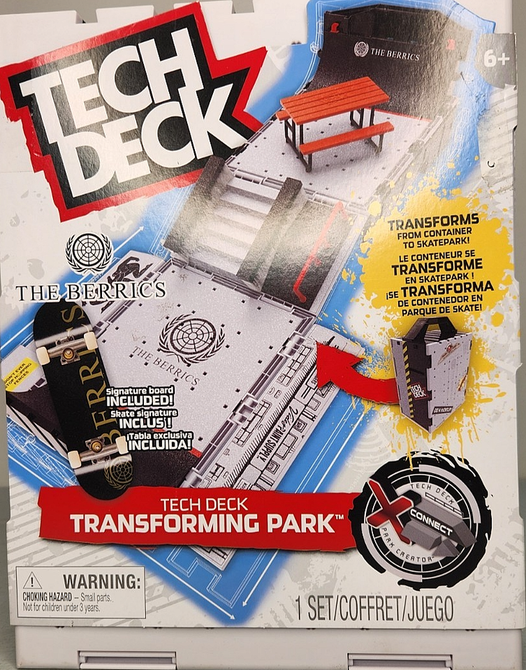 NEW TECH DECK The Berrics Transforming Park X-Connect Park Creator ...