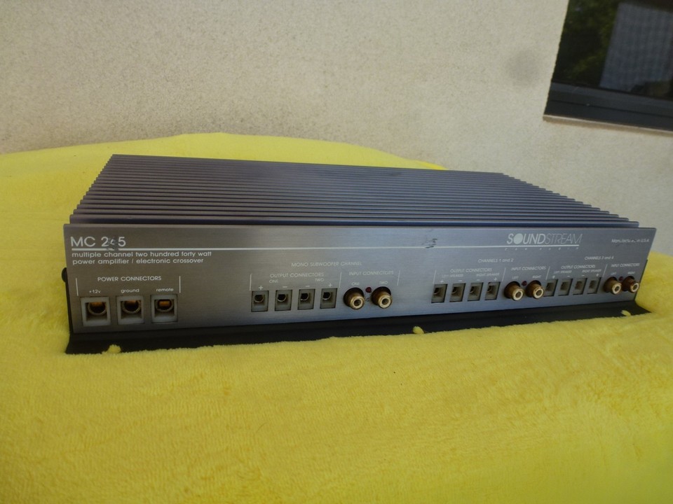 Soundstream MC245 Old School Audiophile 5 Channel SQ Amp Nice! | eBay