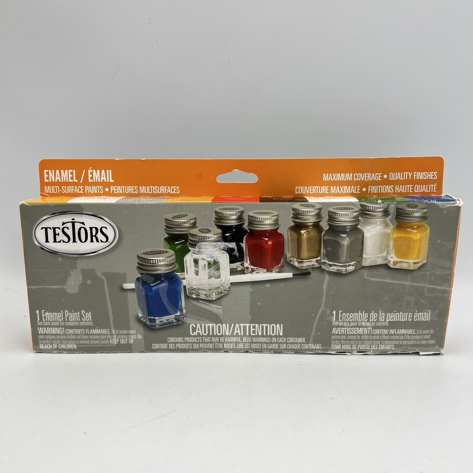 NEW TESTORS testor Enamel Paints 18 bottles in Box 20066248758| eBay