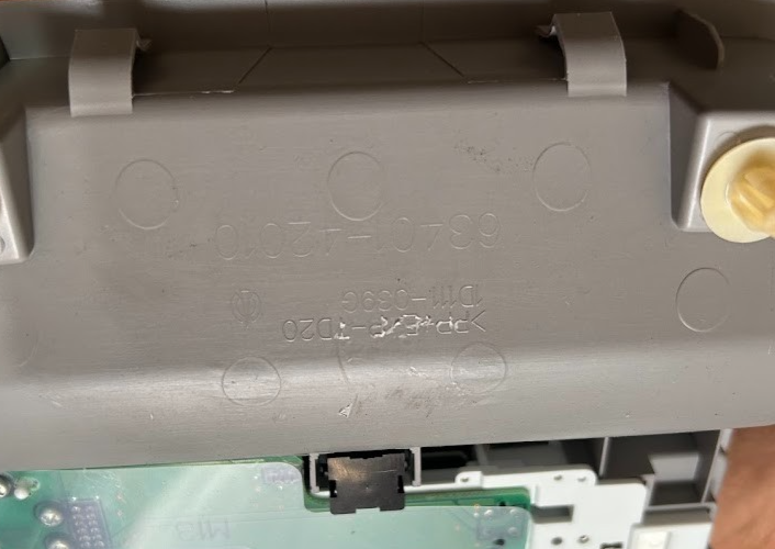 2012 Toyota Rav4 Overhead Console Map Lights Gray 63401-42010 OEM | eBay