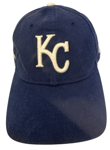 KC Hat Kansas City Royals MLB Cap Blue Adjustable Embroidered New Era ...