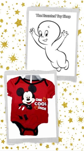Disney Baby Mickey Mouse "One Cool Dude" 1-Piece For Baby Size 0-3 ...