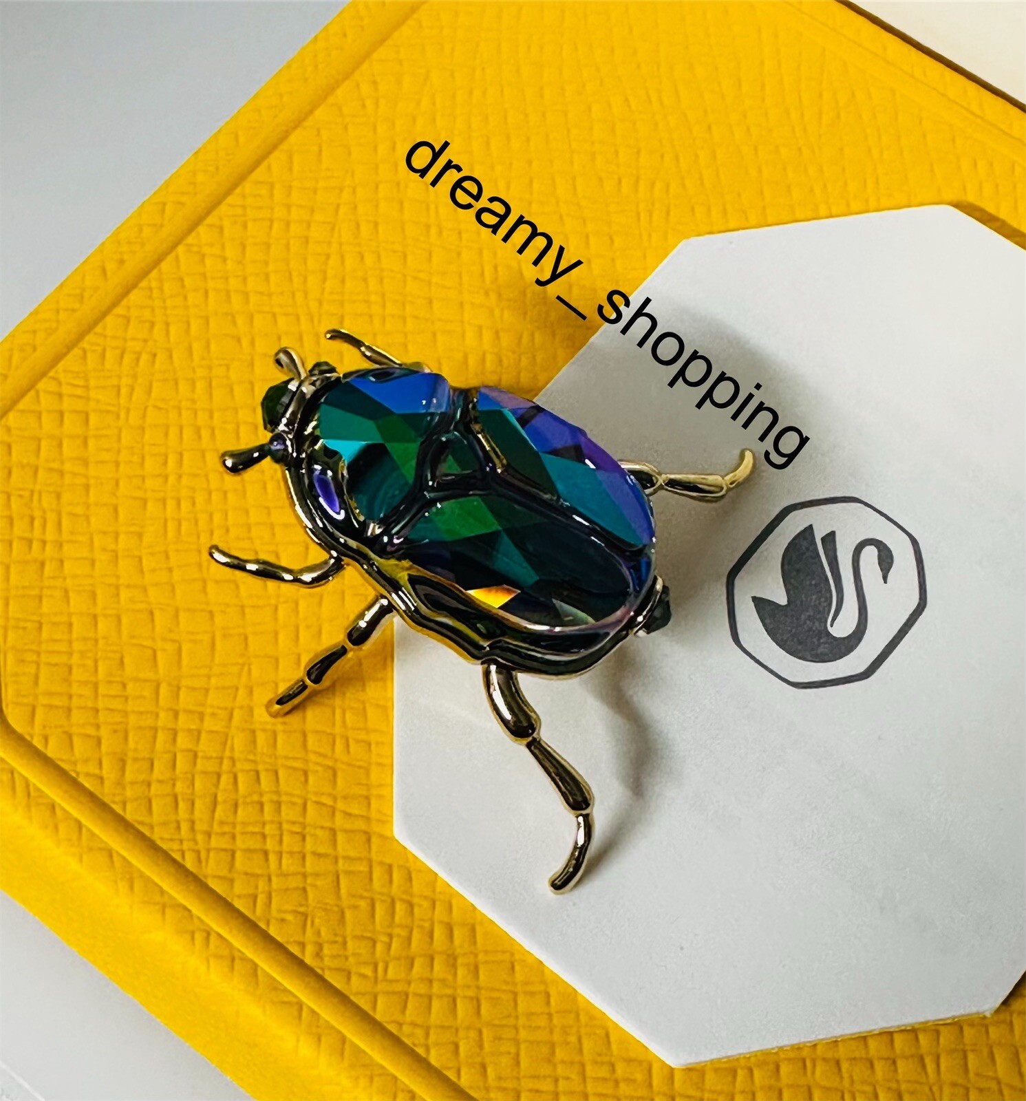 New In Box Authentic Swarovski SCS 2024 Beetle Crystal Metal Figurine ...