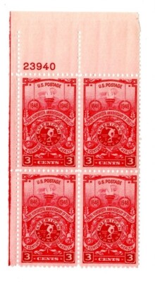 US Stamp Scott #979, American Turners Issue, 3c, Plate Block, MNH | eBay