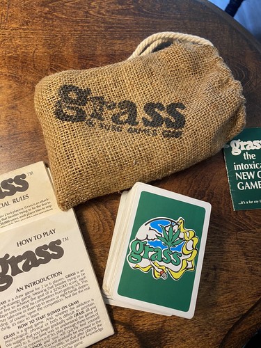 Vintage Grass The intoxicating Card Game Euro Games weed pot marijuana ...