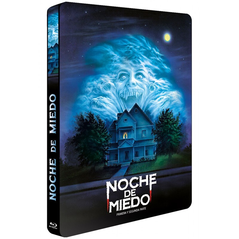 FRIGHT NIGHT 1 & 2 II *STEELBOOK / 3 Discs / Remastered 4K / NEW Reg ...