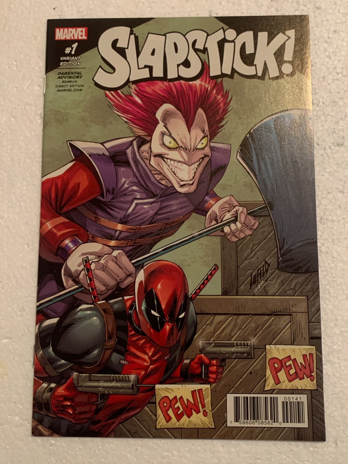 SLAPSTICK #1 NM 1:50 ROB LIEFELD RETAILER INCENTIVE VARIANT DEADPOOL - RARE | eBay