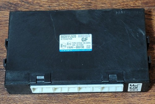 2013 Subaru Impreza Crosstrek BCM TCM Multifunction Module 88281FJ250 ...