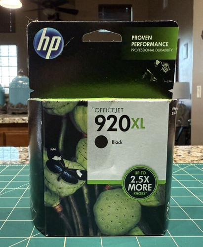 HP Genuine Sealed 920XL Black Ink Cartridge HP OfficeJet 6000 6500 7000 ...