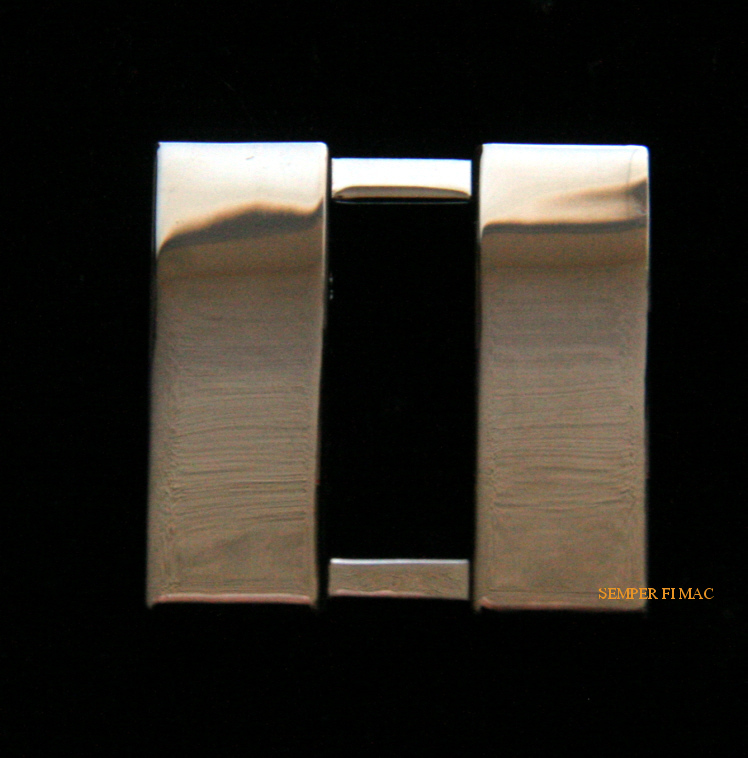 CAPTAIN RANK BAR PIN UP REGULATION US MARINES O-3 HAT OFFICER COAT ...