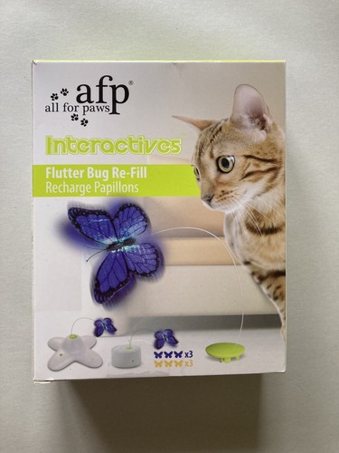 NEW! All For Paws Interactive Cat Toy Flutter Bug Re-fills, 6 count | eBay
