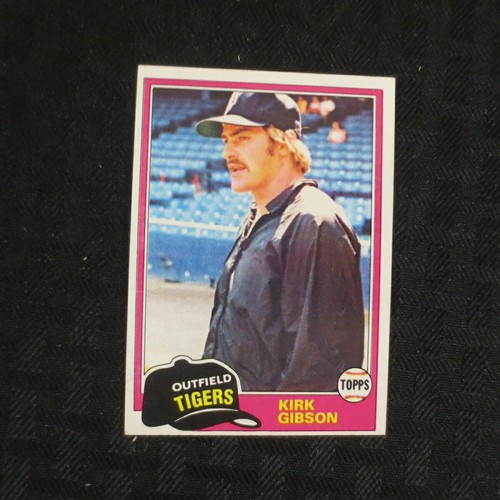 1981 Topps #315 Kirk Gibson Tigers Rookie #1 Good/Tiny Crease | eBay