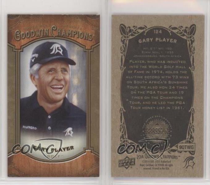 2014 Upper Deck Goodwin Champions Mini Gary Player #124 0f3 | eBay
