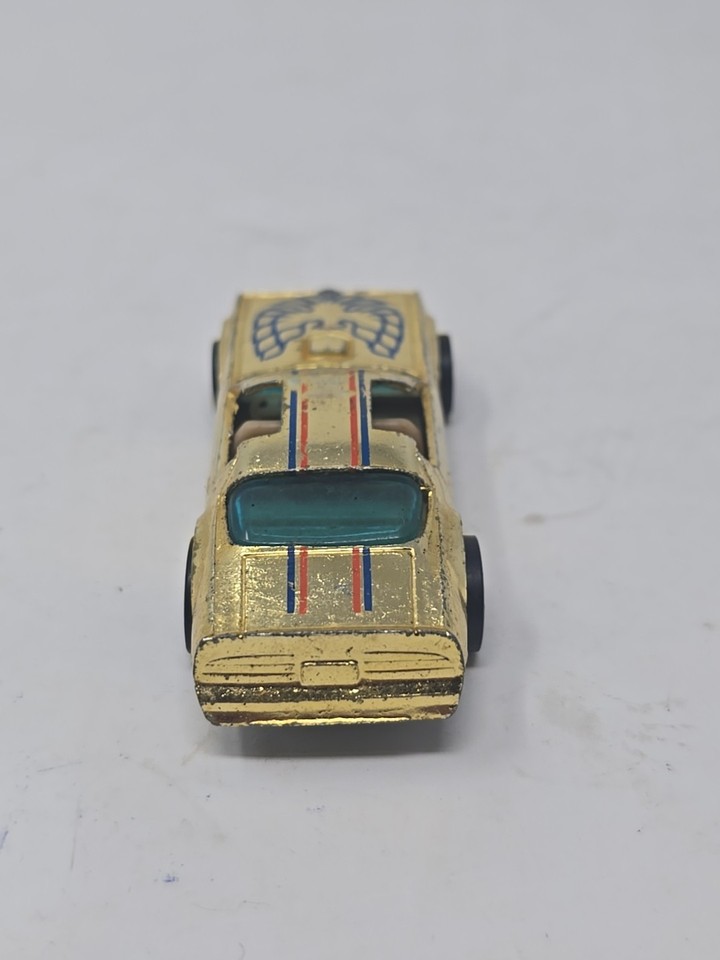 HOT WHEELS 1977 Trans AM Golden Machines Hot Bird Gold Chrome loose ...