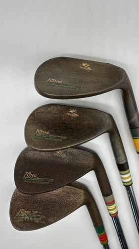 cobra wedges | 50, 53, 56, 60 degree wedges set | original raw rusted ...