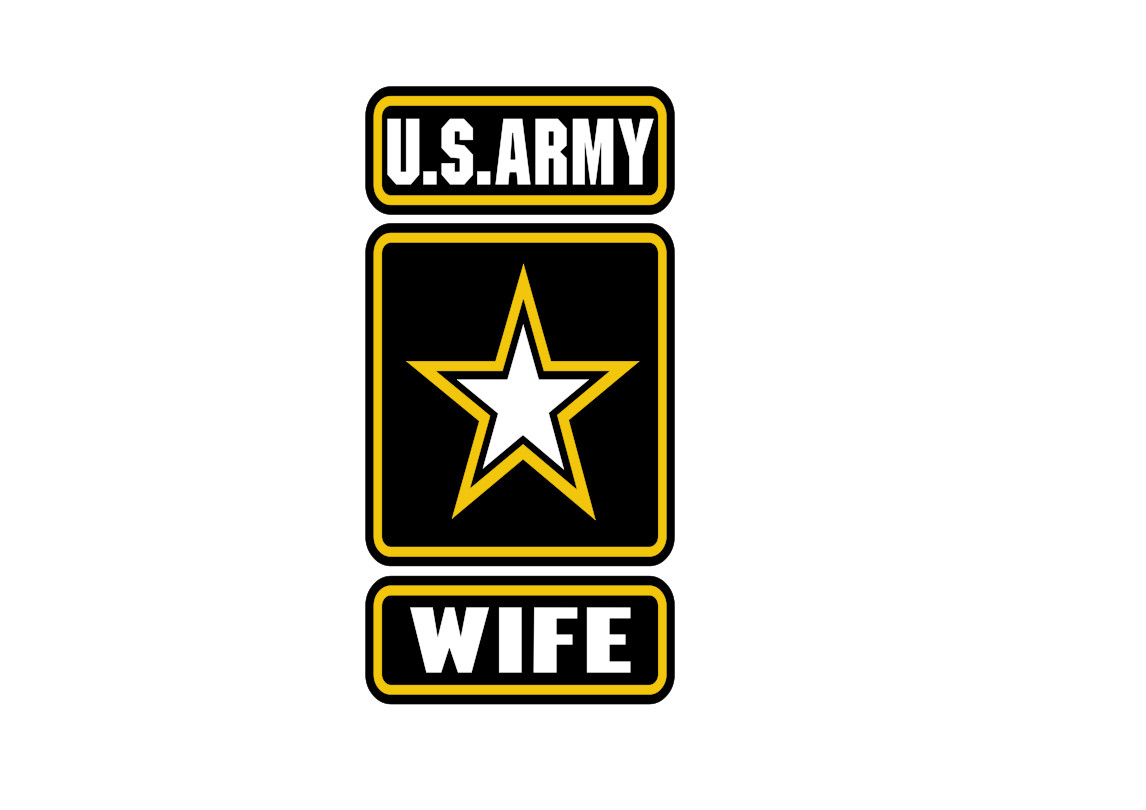 US ARMY WIFE VINYL DECAL STICKER ARMY STRONG | eBay