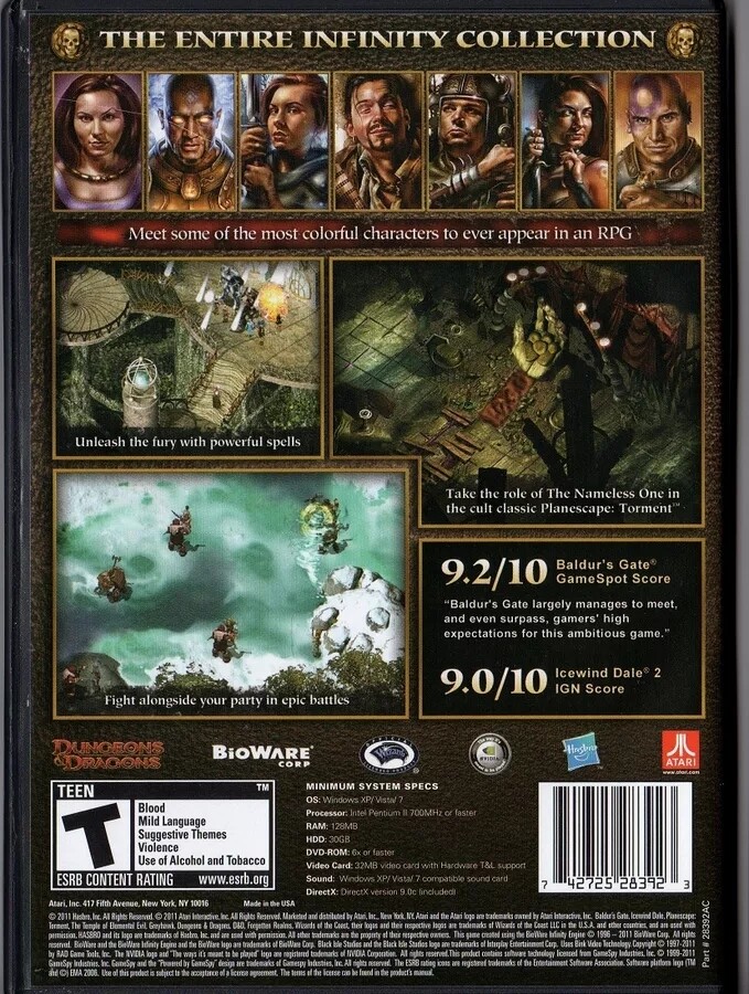 Dungeons & Dragons Anthology: The Master Collection (PC, 2011) for sale ...