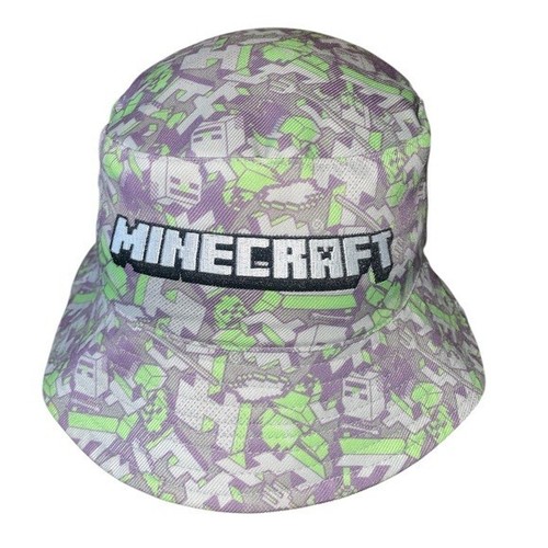 Kids Youth Minecraft Bucket Hat One Size Summer Cap | eBay