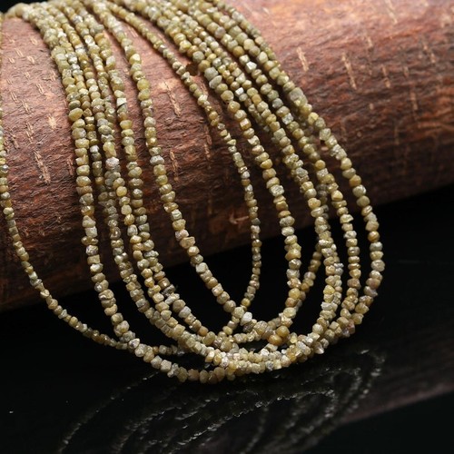 Perle brute naturelle de 2 à 3 mm couleur verte diamant brut non taillé ...