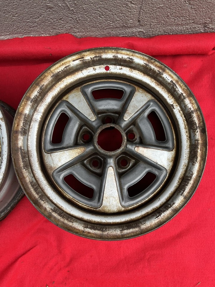 (2) Pontiac Rally II Wheels 15x7 HM Code | Firebird Grand Prix Lemans ...