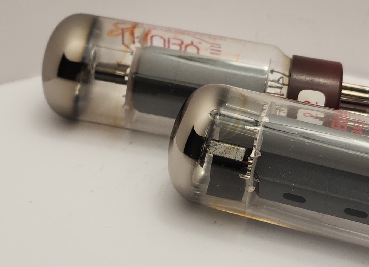 (2) Ruby EL34 6CA7 Pair Red Base Vacuum Tubes Tested 100% #341DG | eBay