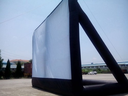 9*7m Giant Inflatable Movie Screen, Outdoor Inflatable Screen With 2 ...