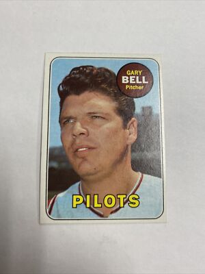 1969 Topps Baseball Gary Bell Seattle Pilots Card #377 | eBay