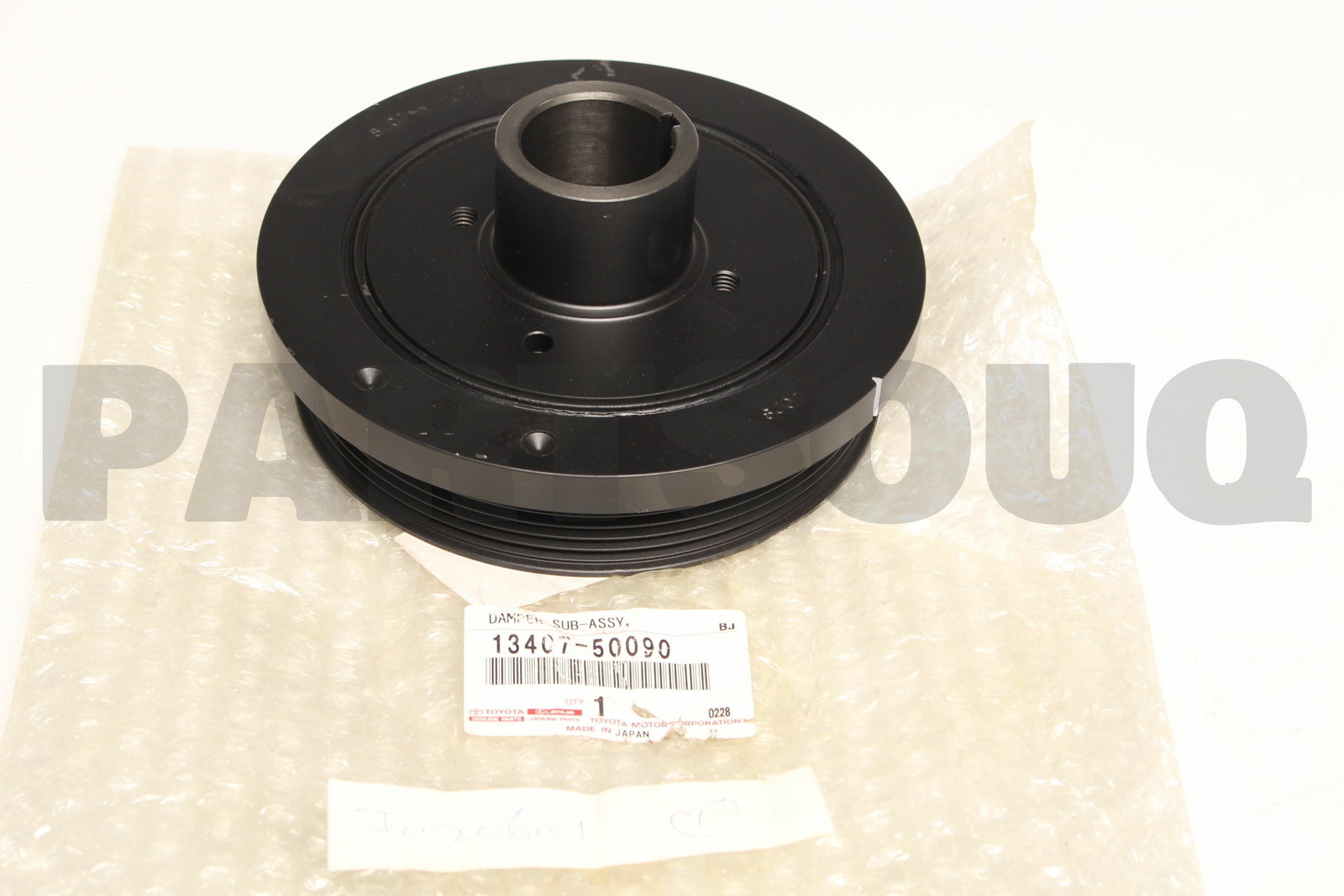1340750090 Genuine Toyota DAMPER SUB-ASSY, CRANKSHAFT 13407-50090 | eBay