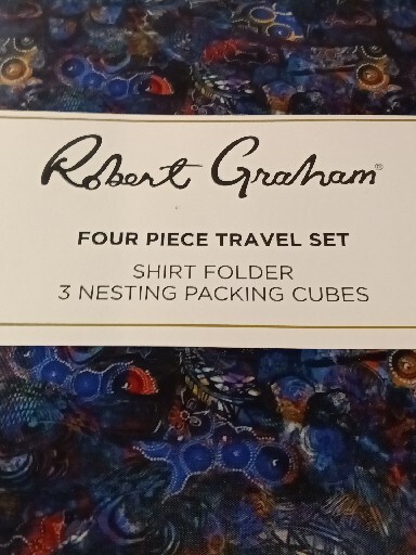 New Robert Graham Shirt Folder 3 Nesting Packing Cubes Travel Set MSRP ...