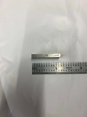 .138" DoALL Rectangle Steel Gage Gauge Block. | eBay