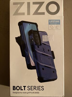 Zizo Bolt Series Moto G Stylus Phone Case Clip Lanyard Kickstand ...