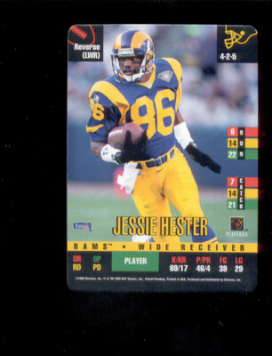 1995 Donruss Red Zone JESSIE HESTER Los Angeles Rams Rare Card | eBay