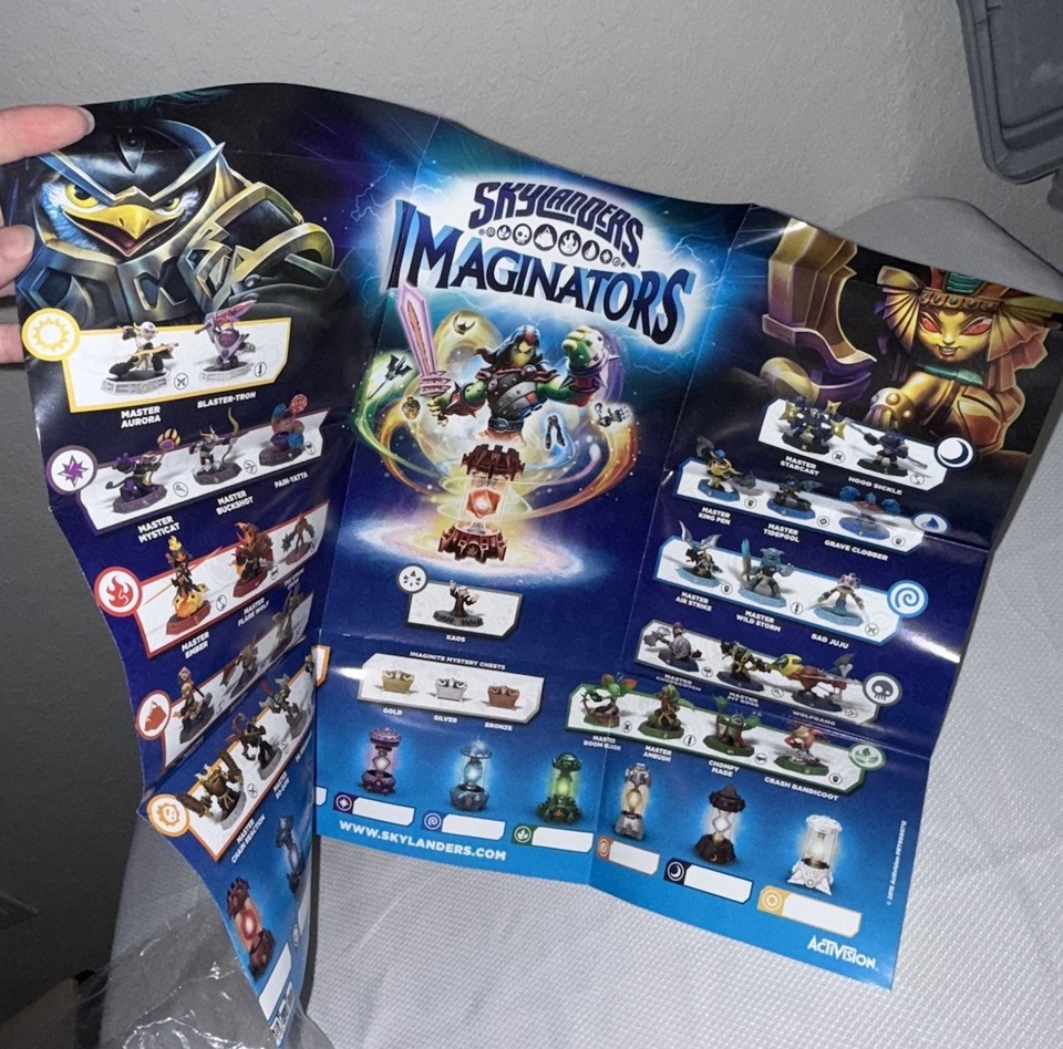 Skylanders Imaginators Starter Pack Portal Poster Reactor King Pin ...