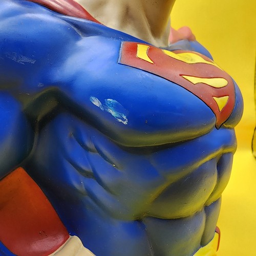 Superman Bust Vinyl Coin Piggy Bank 7" DC Comics | eBay