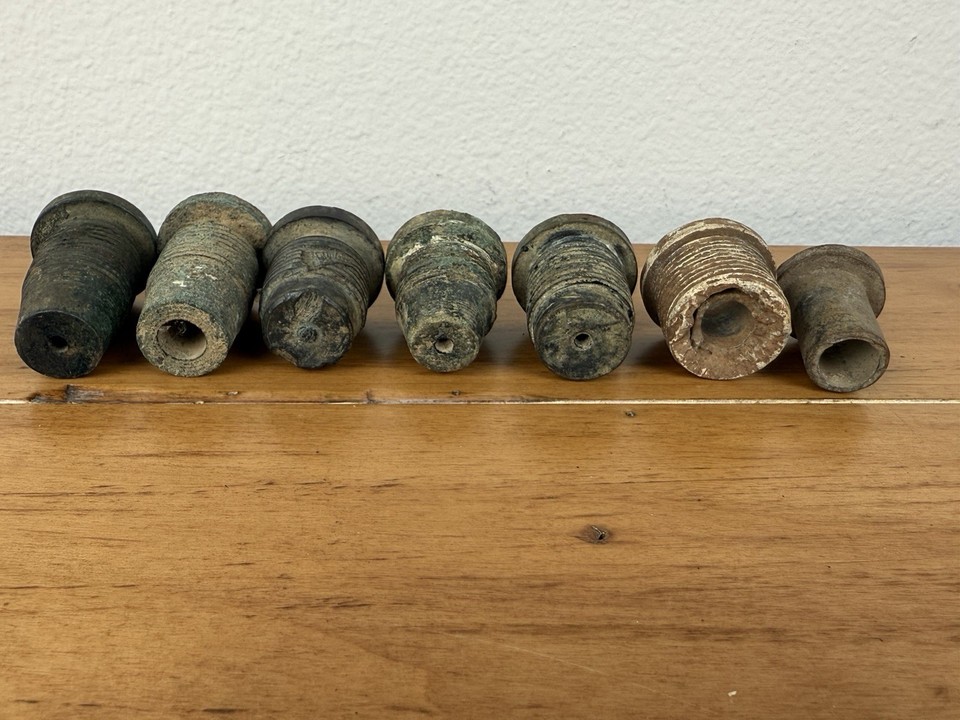 Lot of 7 Dug Civil War Confederate Copper / Brass Artillery Fuses | eBay