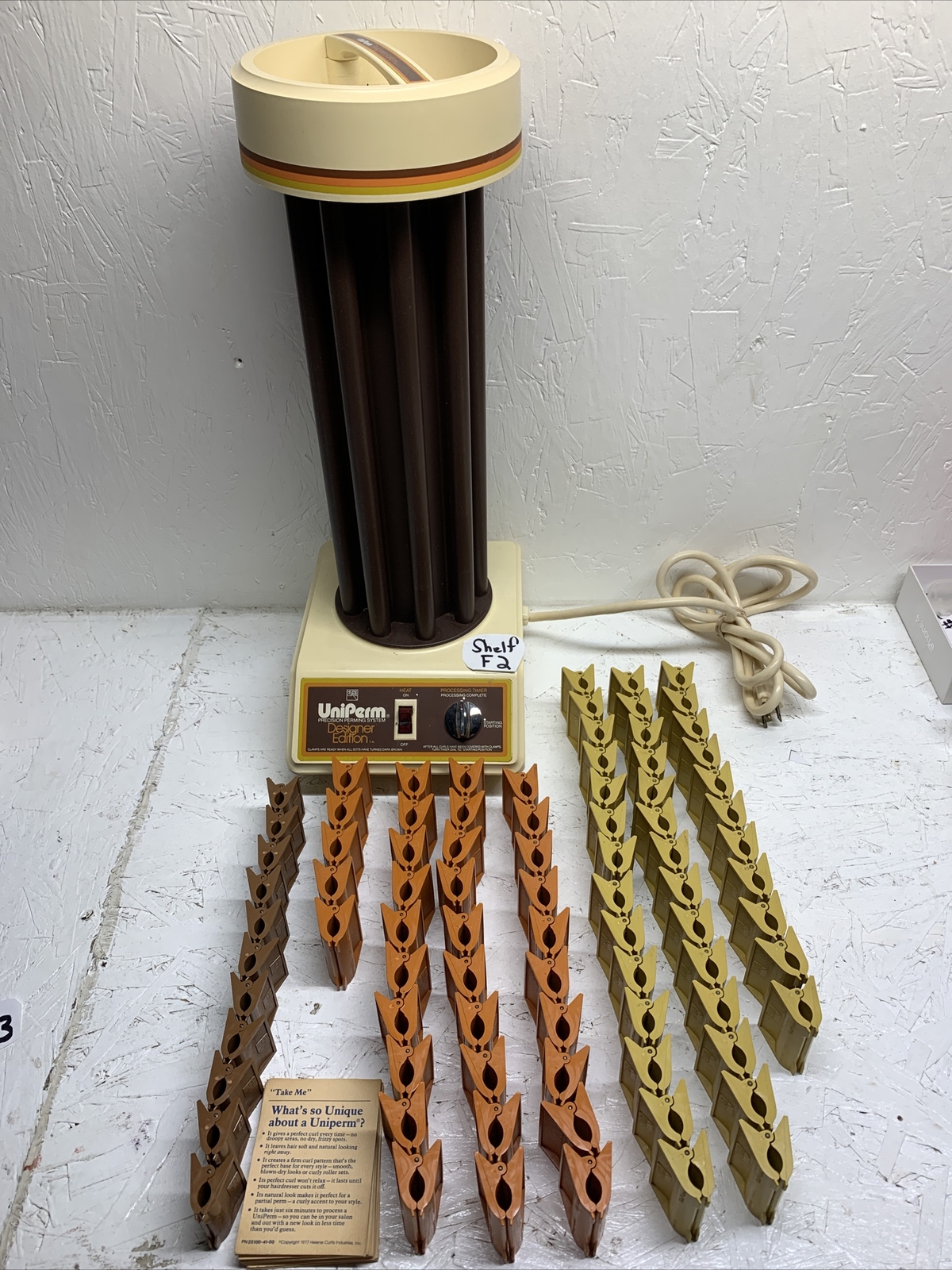 Vintage 1970's Helene Curtis Uniperm Precision Hair Perming System | eBay