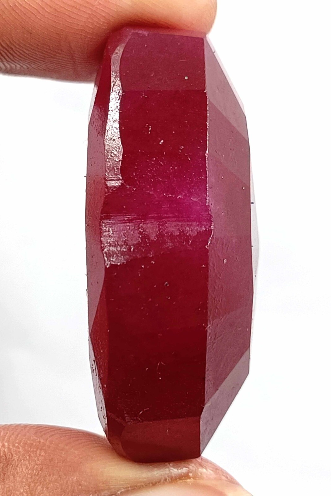 100% Natural Dark Red Ruby 160-180 Ct Heart Shape EGL Africa Loose ...