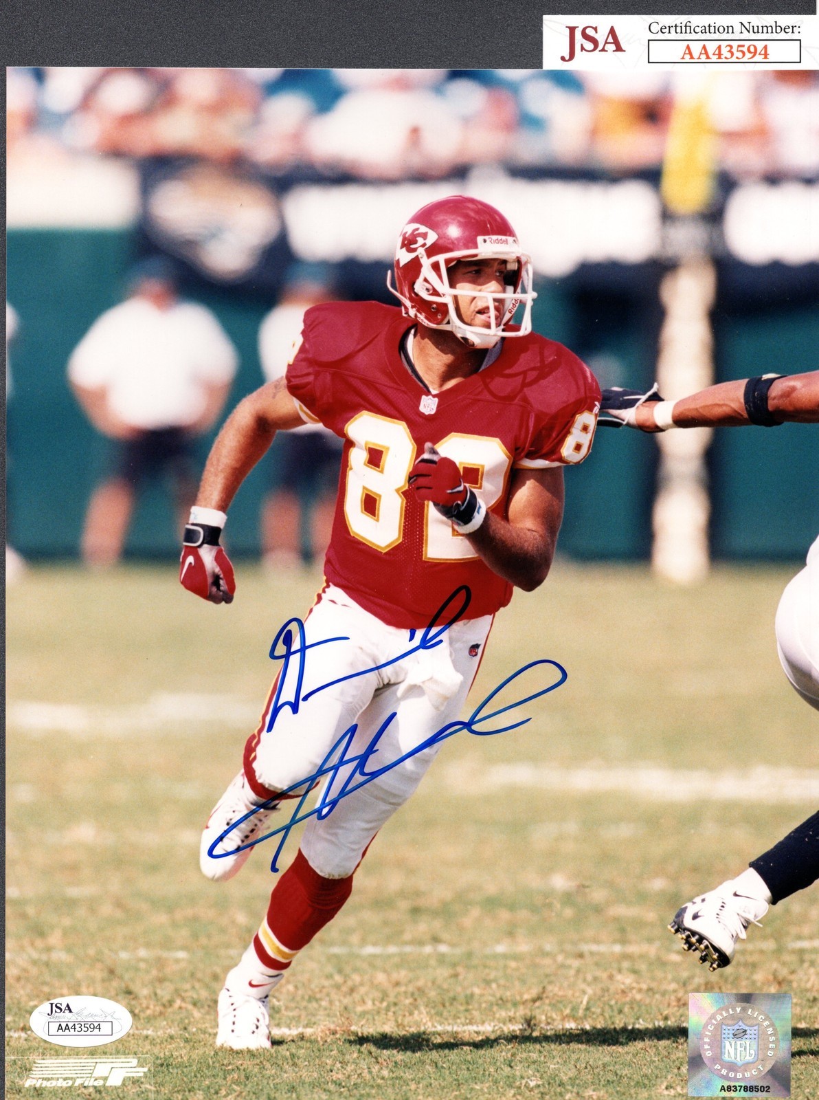 JSA Derrick Alexander Autographed Signed AUTO 8x10 Photo KC Chiefs TRB ...