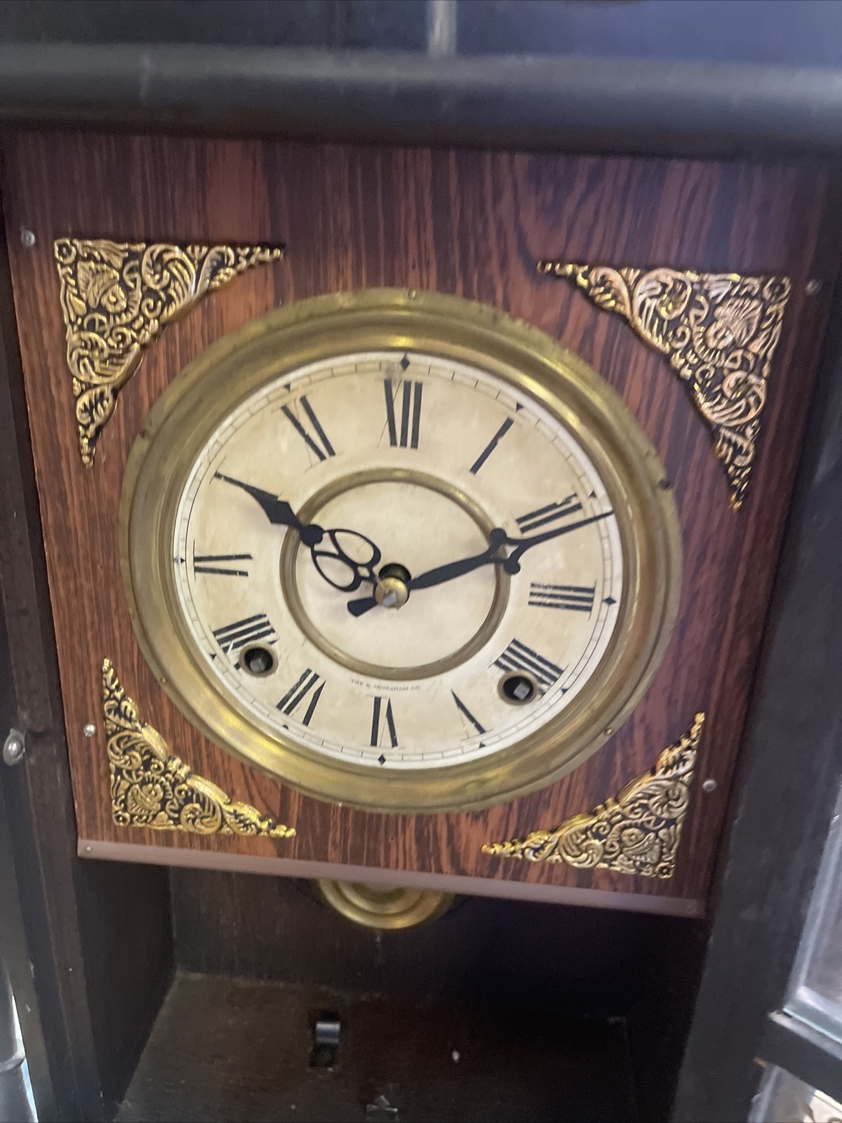 Antique Vintage The E Ingraham Co Mantle Shelf Clock | eBay