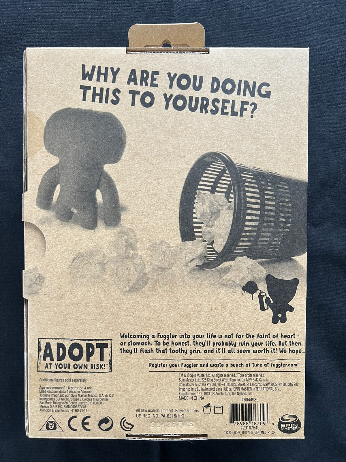 Count Fuggula Purple Fur Bat Wings Fuggler Spin Master Funny Ugly ...