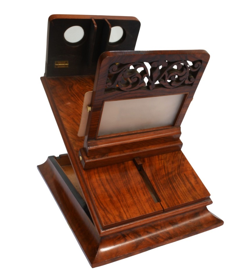 Stereo Graphoscope, Stereoscope, Stereo Viewer, Victorian, fretwork ...