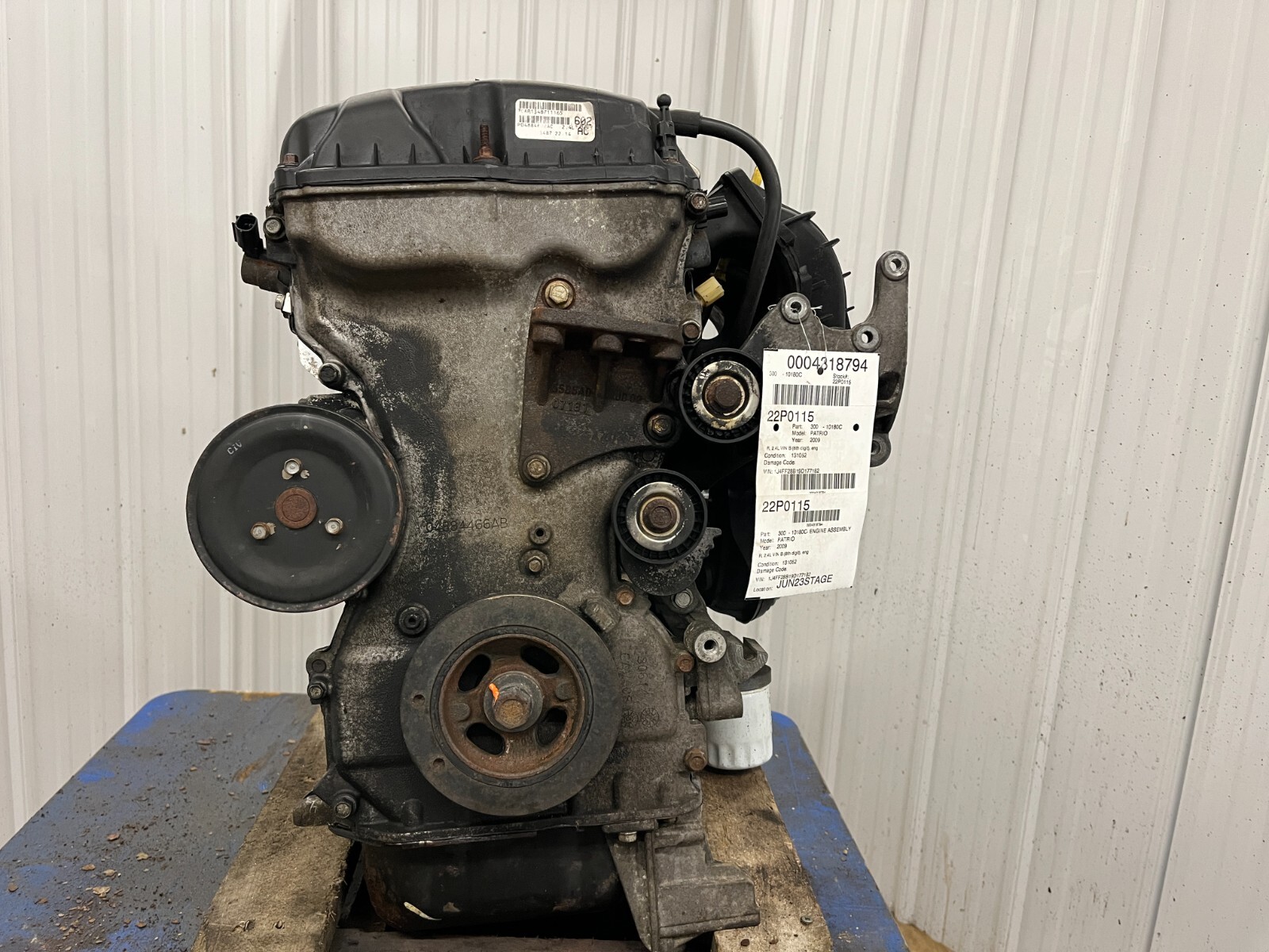 2009 Jeep Patriot 2.4L Engine Motor | 131,052 Miles | Gasoline Core ...
