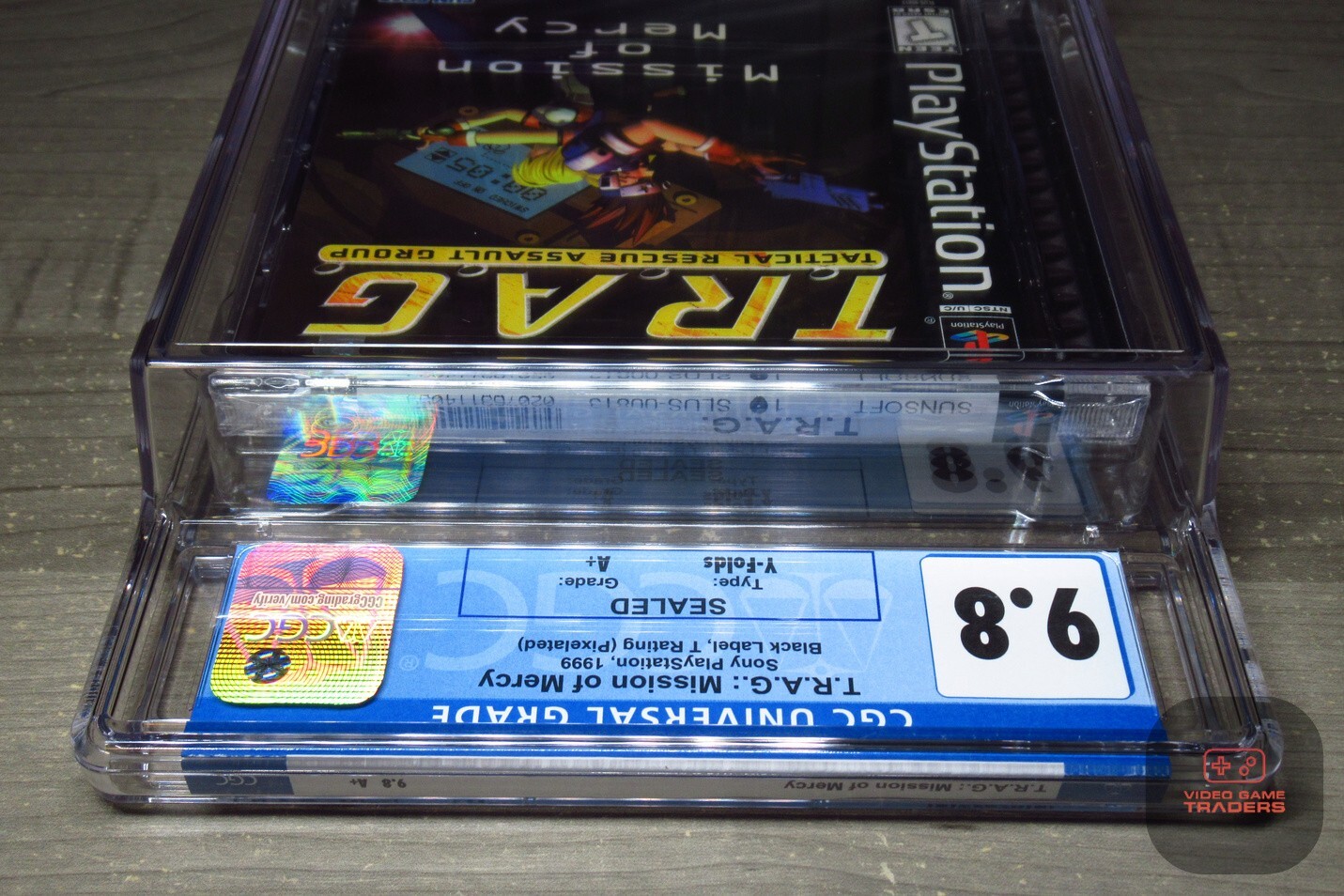 CGC 9.8 A+ - TRAG, T.R.A.G.: Mission of Mercy (PlayStation 1, PS1 1999 ...