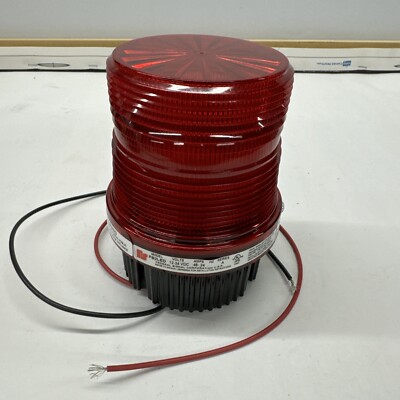 NEW FEDERAL SIGNAL FB2LED WARNING SIGNALING STROBE RED LIGHT 12-24 VDC ...