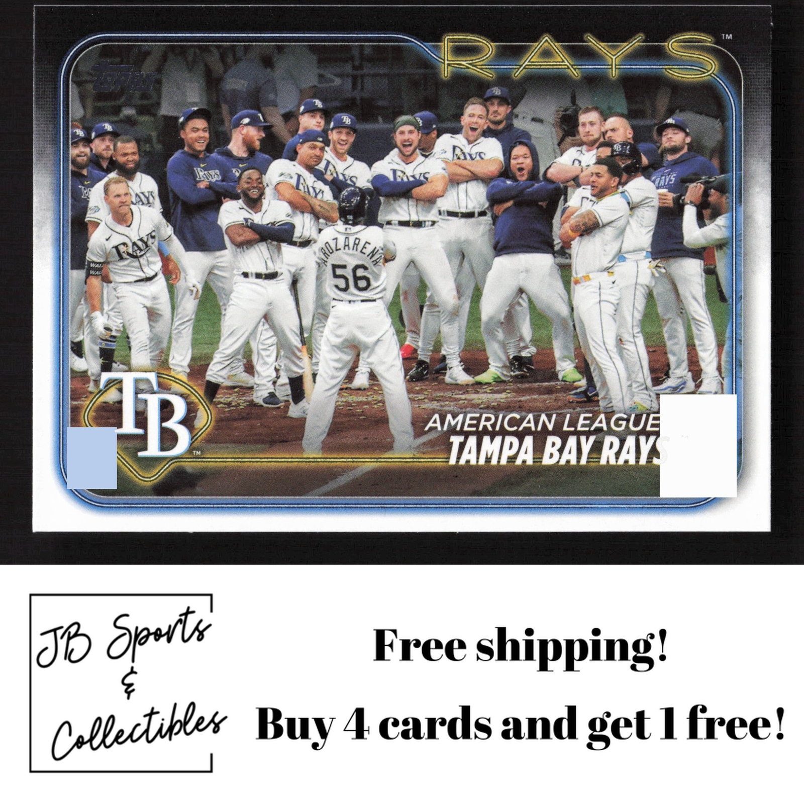 2024 Topps Tampa Bay Rays #211 Tampa Bay Rays | eBay