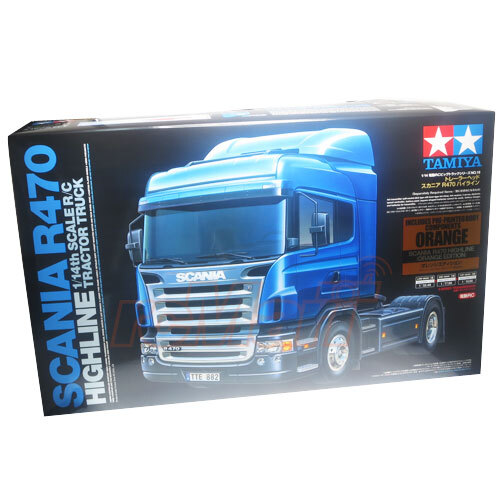 Tamiya 1/14 Tractor Truck Scania R470 Highline Orange Edition EP #56338 ...