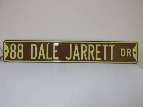 #88 DALE JARRETT DR NASCAR vintage metal Street Sign 36"X 6" | eBay